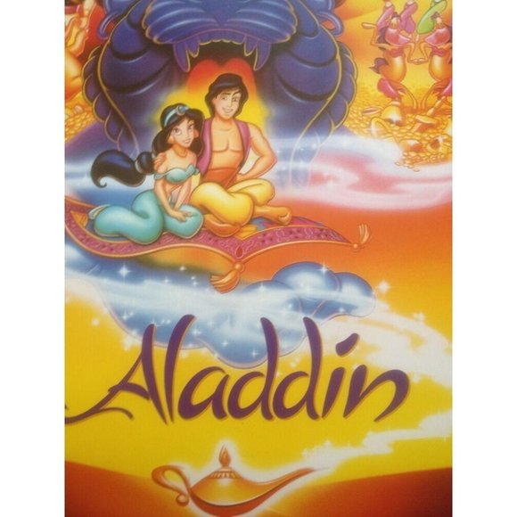 Disney | Art | Disney Aladdin Movie Poster 6 X 2 New | Poshmark